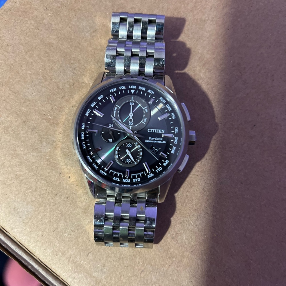 Citizen World Chronograph A-T Watch - Gem